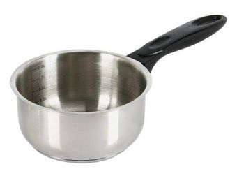 Crealys 501204 Kochtopf, Edelstahl, 14 cm, Grau