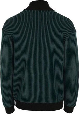 Iriedaily Sweatshirt Pullover Iriedaily La Flag Troyer zweifarbiger Streifeneffekt