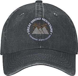 Generic Casquette Trucker Parc National des Great Smoky Mountains Classique Casquettes De Golf Unisexe Golf Hats pour Les Saisons Randonn&eacute;e Ext&eacute;rieur