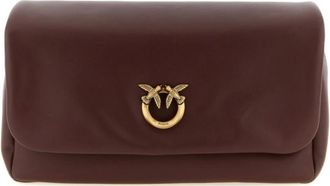 Pinko Pinko, Femme, Sacs, Rouge, Taille: ONE Size Click Soft Classic Crossbody Bag