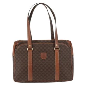 Celine Pre-owned Vintage Macadam Handtasche - - Pre-owned - Damen - Braun - ONE SIZE