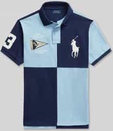 Polo Ralph Lauren Regular Fit Poloshirt aus reiner Baumwolle mit Stitchings