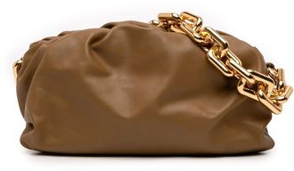 Bottega Veneta Hobo Bags - Lambskin Chain Pouch - Gr. unisize - in Braun - f&uuml;r Damen