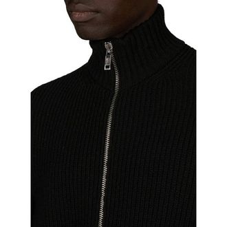 Au Printemps Paris Cardigan maille Gefil &agrave; col montant en laine m&eacute;lang&eacute;e