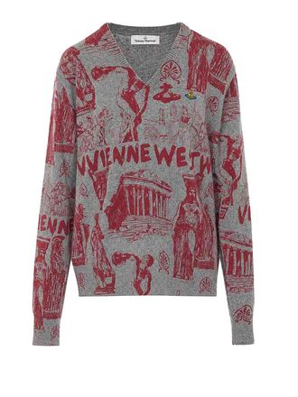 Vivienne Westwood Pull Col Rond - Gris