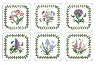 Portmeirion Pimpernel Portmeirion - Botanic Garden Untersetzer - Set mit 6 Motiven (mehrfarbig)
