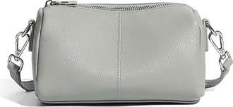 Generic Sac &agrave; bandouli&egrave;re pour femme, sac &agrave; main en cuir souple, sac &agrave; main &agrave; bandouli&egrave;re cylindrique, sac &agrave; main vintage, sac &agrave; main Hobo de design, voyage d