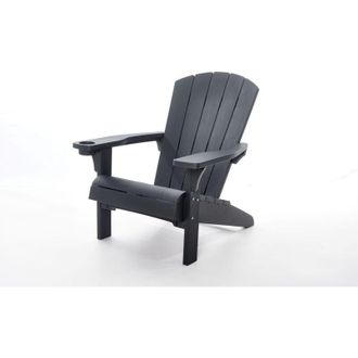 Keter Alpine Adirondack Gartenstuhl - 81x80x96,5cm - Anthrazit - Keter