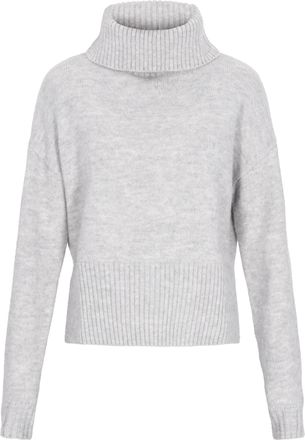 Mymo Pullover Frauen HellGrauMelange