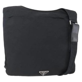 Prada Sac bandouli&egrave;re en nylon Pre-owned - Femme - Pre-owned - Noir - Taille: ONE Size