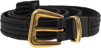 Brunello Cucinelli unisex, Accessoires, Noir, Taille: L Braided Rope Belt