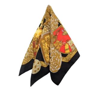Herm&egrave;s Pre-owned Art des Steppes Silk Handkerchief - Femme - Pre-owned - Multicolore - Taille: ONE Size