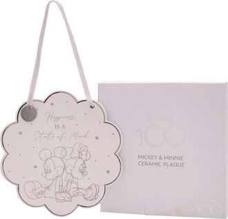 Widdop and Co Disney 100 Keramikschild - Mickey & Minnie