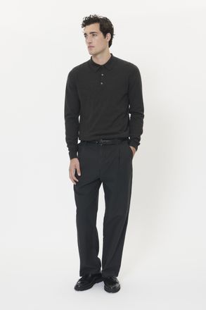 Matinique Strickpullover MAklint Strickpullover Gerade Passform dark grey