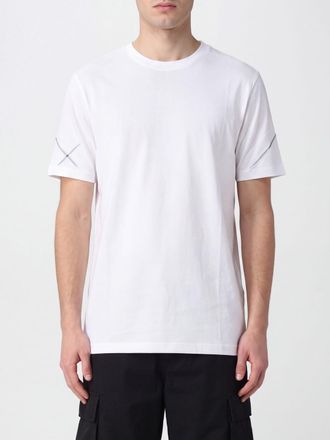 Thom Krom Kurz&auml;rmeliges Rundhals-T-Shirt aus reiner Baumwolle
