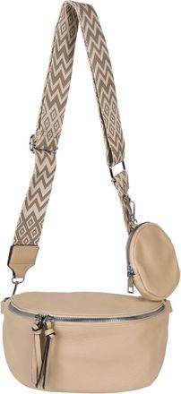 styleBREAKER Umh&auml;ngetasche 2-Teiliges Set Halbmond Crossbody Bag