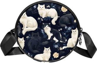 Generic Circle Sac &agrave; bandouli&egrave;re pour femme, petit sac &agrave; bandouli&egrave;re avec fermeture &eacute;clair et bretelles r&eacute;glables, style d&eacute;contract&eacute; pour femmes et filles