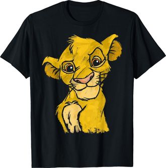 Disney Der K&ouml;nig der L&ouml;wen, junge Simba, Portr&auml;tskizze, l&auml;chelnd T-Shirt