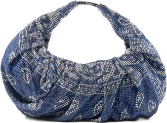Benedetta Bruzziches crystal-embellishment tote bag - Blau
