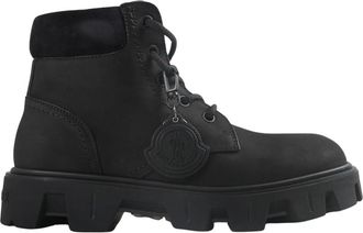 Moncler Homme, Chaussures, Noir, Taille: 41 EU Lace-up Bottes