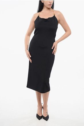 Bottega Veneta Viscose Dress with Metal Chain size M