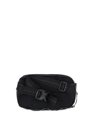 Parajumpers Mens Fanny Pack Logoed Nylon Black Clutch Bags