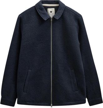 Anerkjendt Akhanky Veste Chemise en Laine Bouillie - Homme - Vestes - Bleu - Taille: M
