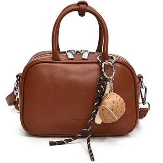 Generic Sac &agrave; bandouli&egrave;re en cuir PU &agrave; la mode, sac &agrave; main de capacit&eacute; avec pendentif pour femmes, travail Shopping