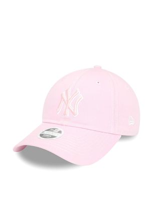 New Era WMNS Washed 9Twenty Adjustable Damen Cap NY Yankees Rosa, Size:OneSize
