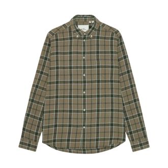 Les Deux Vintage Karohemd - - Shirts - Herren - Braun - M