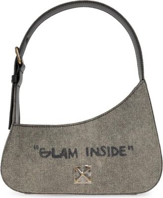 Off-white Femme, Sacs, Gris, Taille: ONE Size Sac Bandouli&egrave;re Jitney