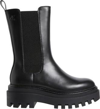 Calvin Klein Bottines Chelsea Femme Flatform Compens&eacute;es, Noir (Triple Black), 40