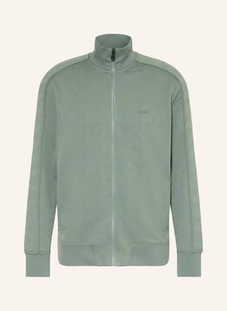 HUGO BOSS Sweatjacke Mirror gruen
