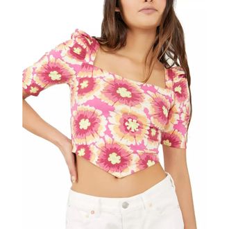 Free People Damen, Blusen & Hemden, Rosa, XSGr&ouml;&szlig;e