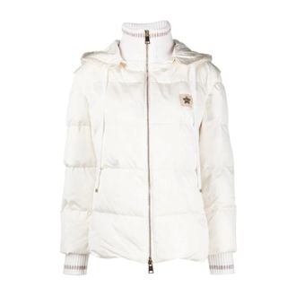 Lorena Antoniazzi Femme, Vestes, Blanc, Taille: 40 FR Padded Jacket