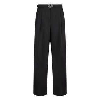 Liu Jo Palazzo-Hose mit G&uuml;rtel - - Trousers - Damen - Schwarzk - S