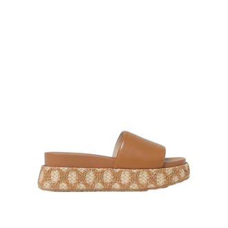 Liu Jo Raffia Platform Slide Sandalen - - Shoes - Damen - Braun - 40 EU