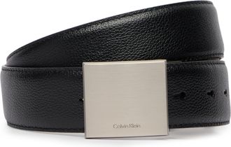 Calvin Klein G&uuml;rtel Calvin Klein Dress Plaque Pebble 35Mm Adj LV04D7080G Schwarz