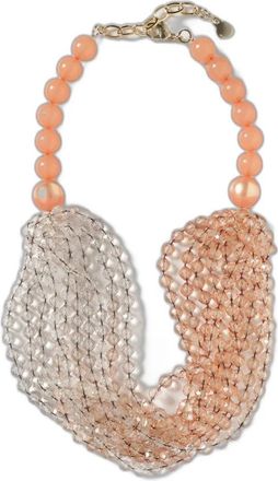 Emporio Armani Collana Multifilo in Resina - - Accessories - Damen - Orange - ONE SIZE