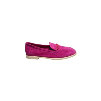 Baldinini Femme, Chaussures, Rose, Taille: 36 1/2 EU Mocassins en Daim