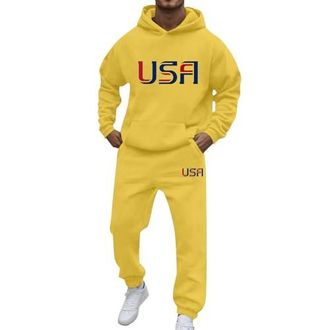 Generic Surv&ecirc;tement de sport 2026 pour homme - Ensemble 2 pi&egrave;ces avec sweat &agrave; capuche et pantalon de surv&ecirc;tement - Tenue athl&eacute;tique pour la marche, la course 
