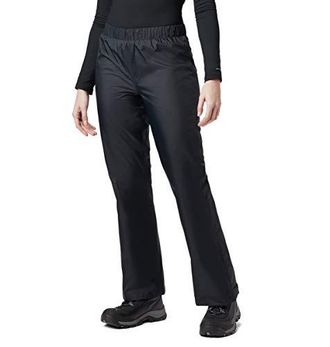Columbia Storm Surge Pant Pantalon de Pluie, Noir, XXL Femme