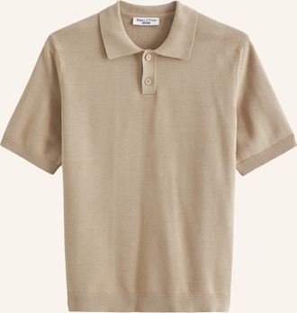 Marc O'Polo Denim Marc Opolo Denim Strick-Poloshirt beige