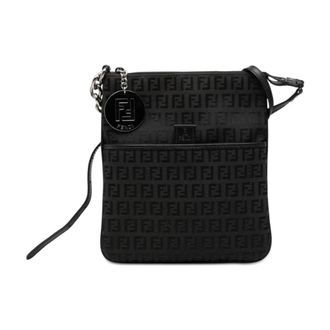 Fendi Pre-owned Square Crossbody Bag - - Pre-owned - Damen - Schwarzk - ONE SIZE