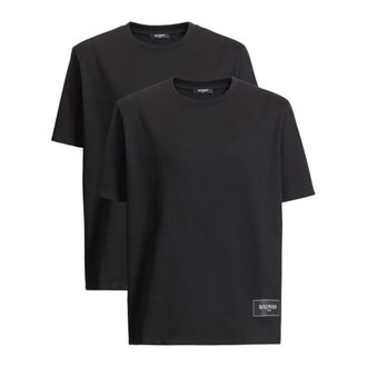Balmain 2er-Pack Vintage T-Shirts - - Tops - Herren - Schwarzk - 2XS