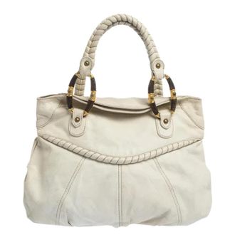 Valentino Pre-owned Leder Handtaschen - - Pre-owned - Damen - Wei&szlig; - ONE SIZE