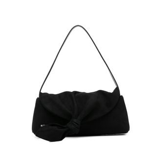 Rotate Knot Scarf Suede Shoulder Bag