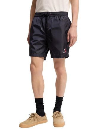 Moncler Technical Nylon Swim Shorts - Navy
