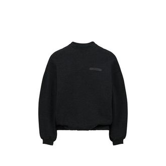 Jacquemus Le Sweatshirt Ruban en coton m&eacute;lang&eacute;