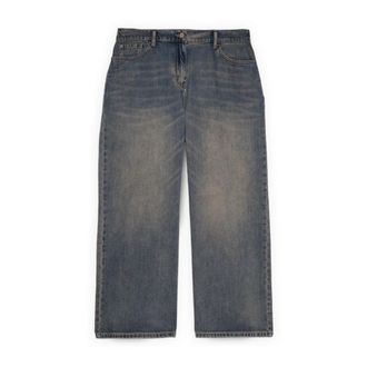 Fiorella Rubino Cropped Jeans Washed - - Jeans - Damen - Blau - XL
